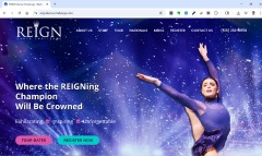 Dance school website design portfolio